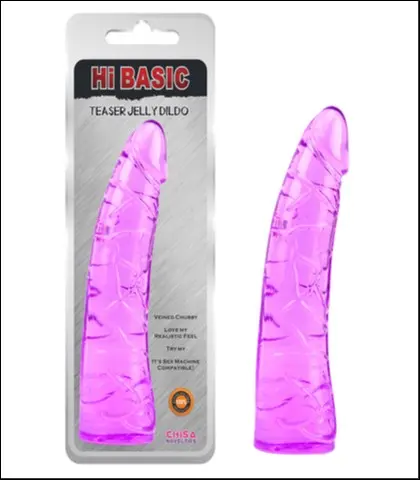 Dildo, 19cm, Ljubičasti