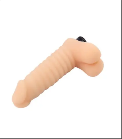 Cock No2 Dildo sa testisima, Vibrirajući, 19cm