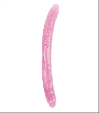 Dupli dildo, 46cm, Roze