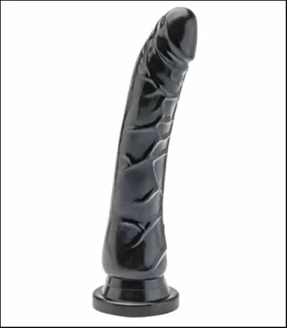 Realistični dildo, 20cm, Crni