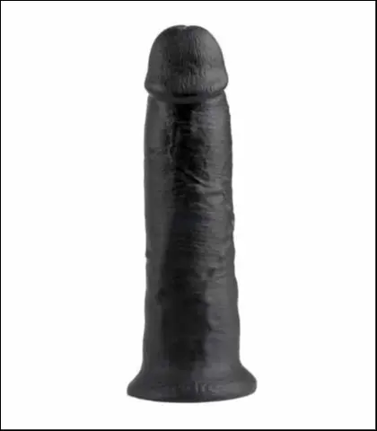 Realistični dildo, 25cm, Crni