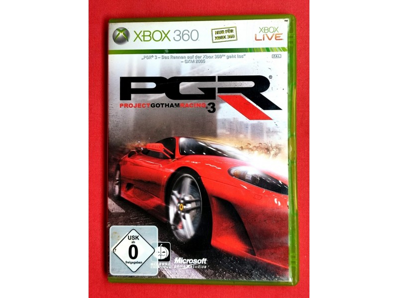 Project Gotham Racing 3 / XBox 360 Originalna Igra