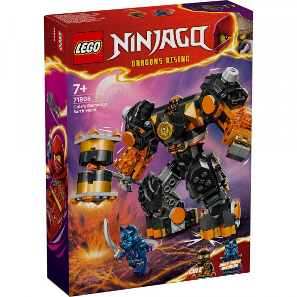 LEGO NINJAGO COLES ELEMENTAL EARTH MECH