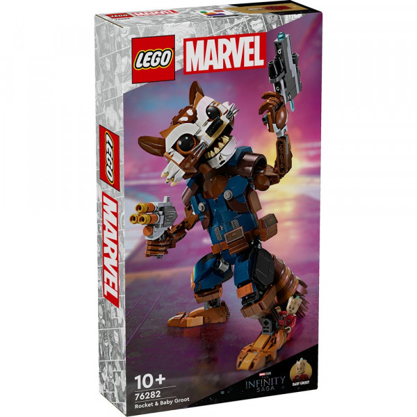 LEGO SUPER HEROES MARVEL ROCKET AND BABY GROOT