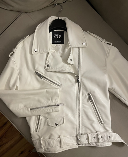 Zara kozna jakna, XS, oversize model
