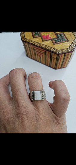 Srebrni prsten 925 sa sedefom