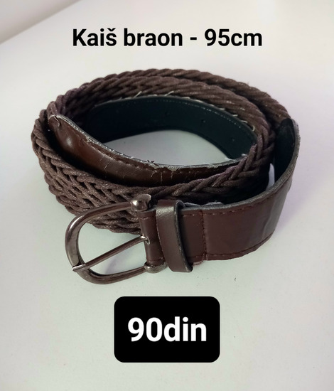 Ženski kaiš braon boje 95cm