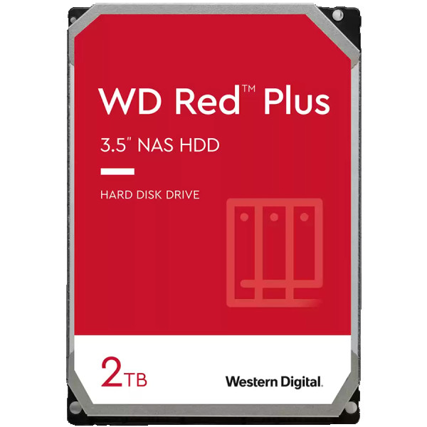 WD 2TB 3.5 inča SATA III 64MB WD20EFPX Red Plus hard disk hard disk