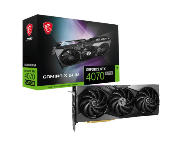 MSI nVidia GeForce RTX 4070 12GB RTX 4070 SUPER 12G GAMING X SLIM grafička karta