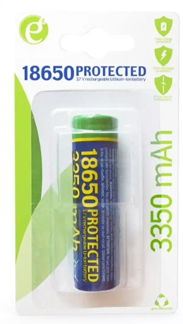 ENERGENIE EG-BA-18650/3350 Lithium-ion 18650 battery, protected, 3350 mAh