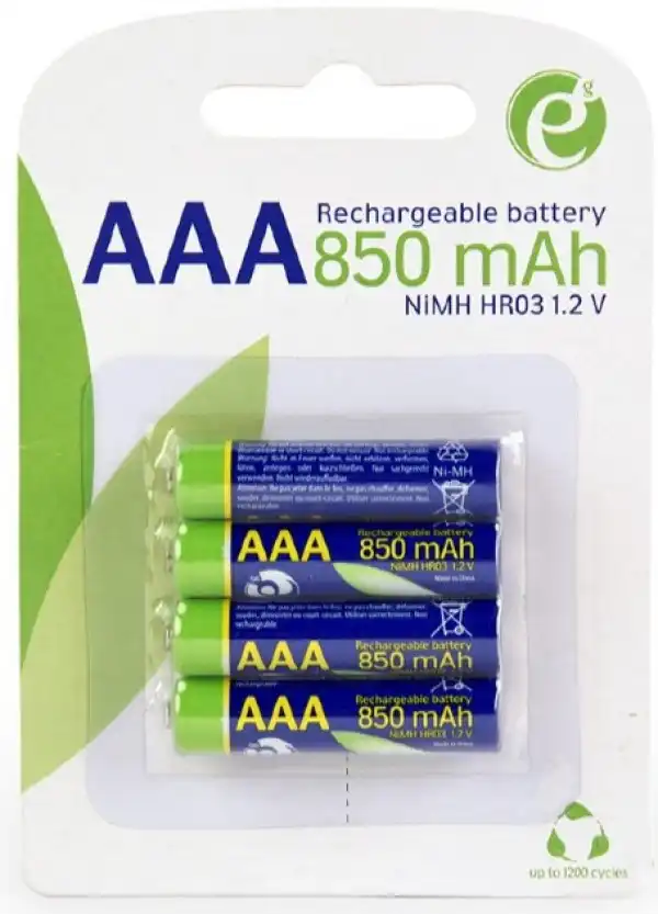 ENERGENIE EG-BA-AAA8R4-01 850mAh AAA, PAK4 CK, ready-to-use PUNJIVE NiM baterije (rechargeable)