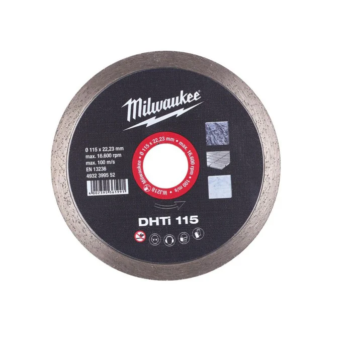 Milwaukee Dijamantska ploča za sečenje DHTI 115 x 22.23 mm, 4932399552