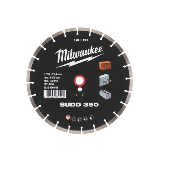 Milwaukee Dijamantski disk za tiho sečenje, 350 x 25,4 mm, SUDD, 4932479462