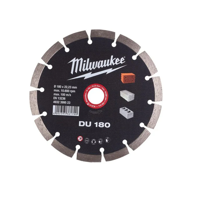 Milwaukee Dijamantski disk – rezna za sečenje DU 180 x 22.23 mm, 4932399523