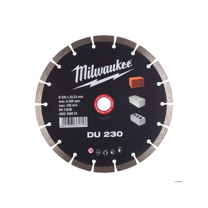 Milwaukee Dijamantski disk – rezna za sečenje DU 230 x 22.23 mm, 4932399524