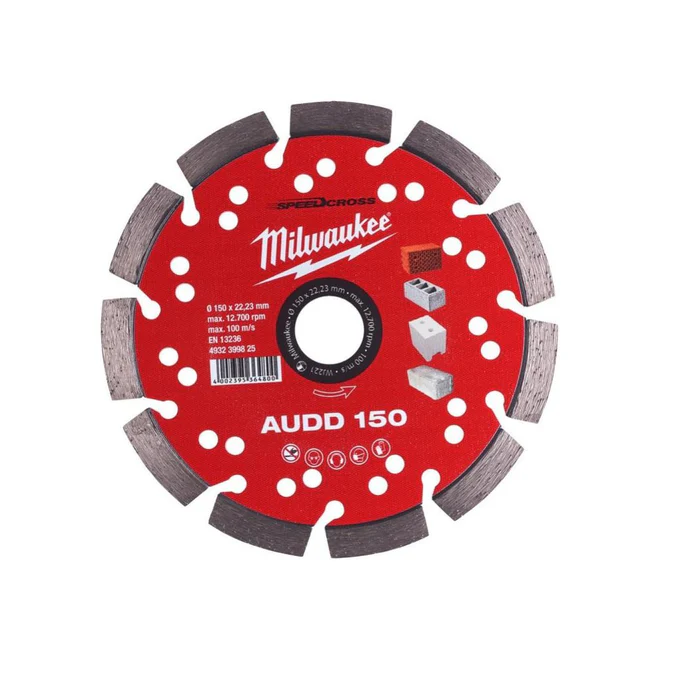 Milwaukee Dijamantski rezni disk AUDD 150 x 22,23, Speedcross, 4932399825