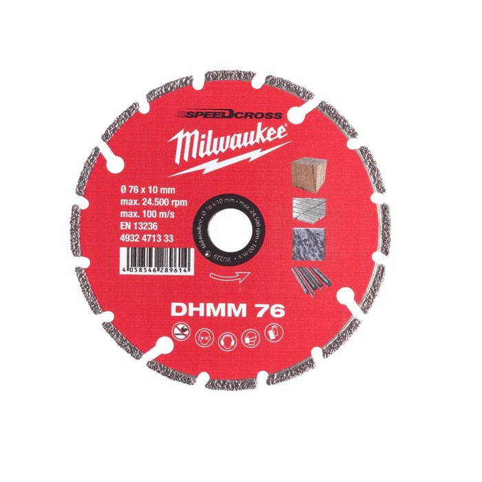 Milwaukee Dijamantski rezni disk DHMM, 76 x 10 mm, 4932471333