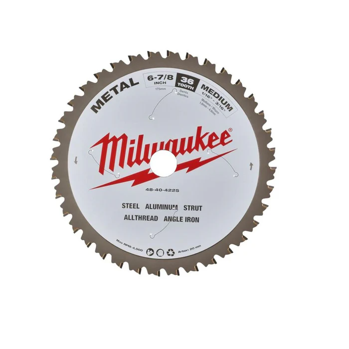 Milwaukee List kružne testere za metal, 174 x 20 mm, 36 Z, 48404225