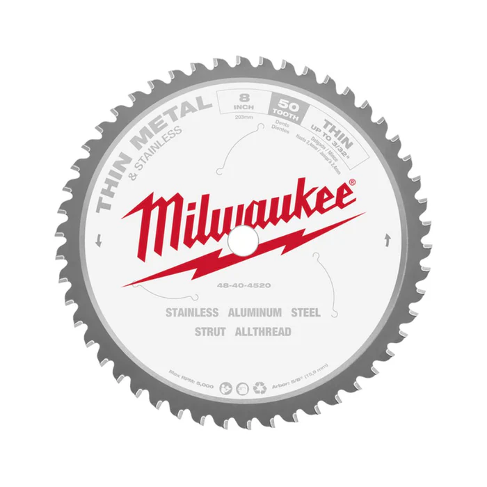 Milwaukee List kružne testere za metal, 203 x 15,87 mm, 50 Z, 48404520