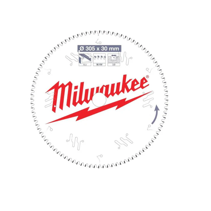 Milwaukee List testere za aluminijum MS, čist rez, 305 x 30 mm, 96 zuba, 4932471323