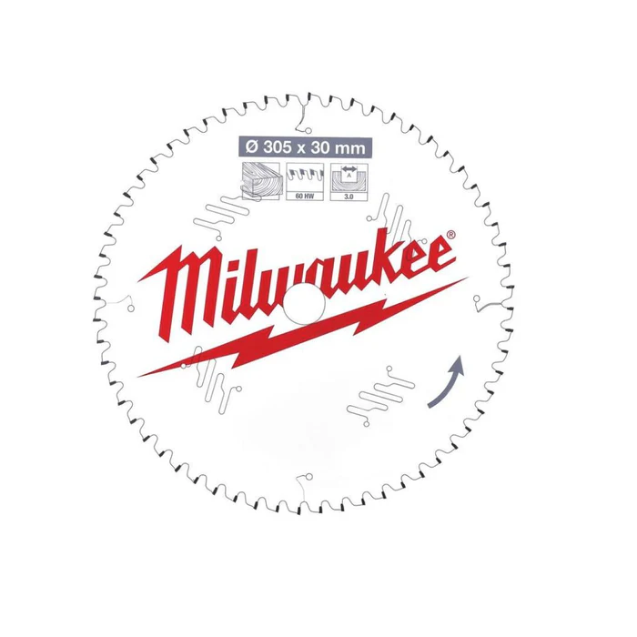 Milwaukee List testere za drvo MS, 305 x 30 mm, 60 zuba, 4932471321