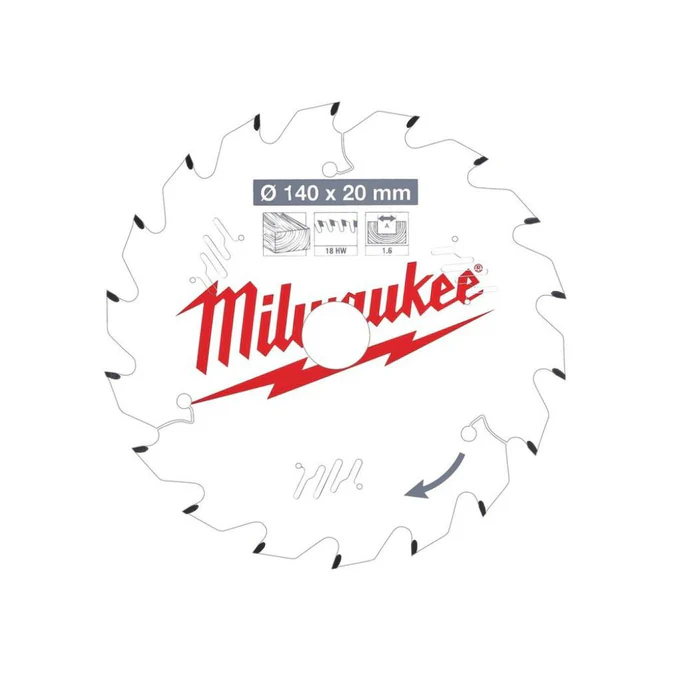 Milwaukee List testere za drvo, 140 x 20 mm, 18 zuba, 4932471310