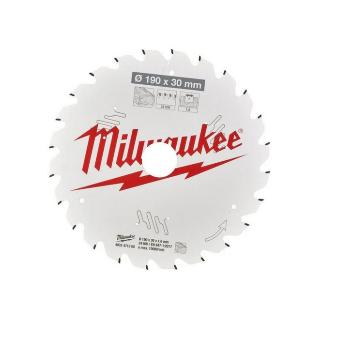 Milwaukee List testere za drvo, 190 x 30 mm, 24 zuba, 4932471300