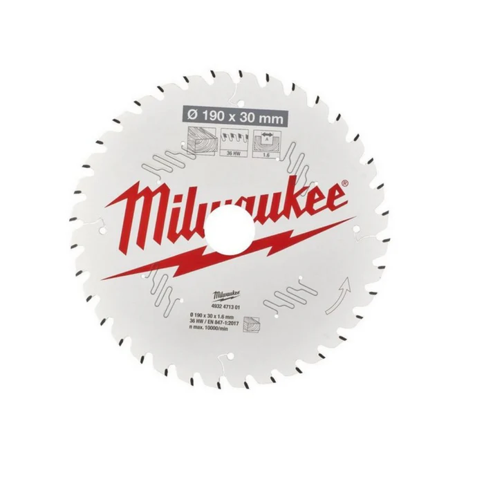 Milwaukee List testere za drvo, 190 x 30 mm, 36 zuba, 4932471301