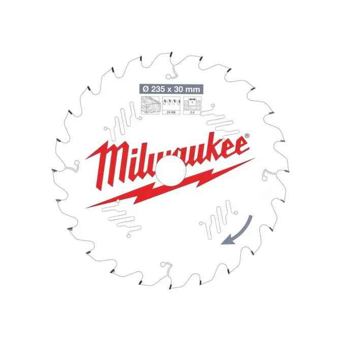 Milwaukee List testere za drvo, 235 x 30 mm, 24 zuba, 4932471305