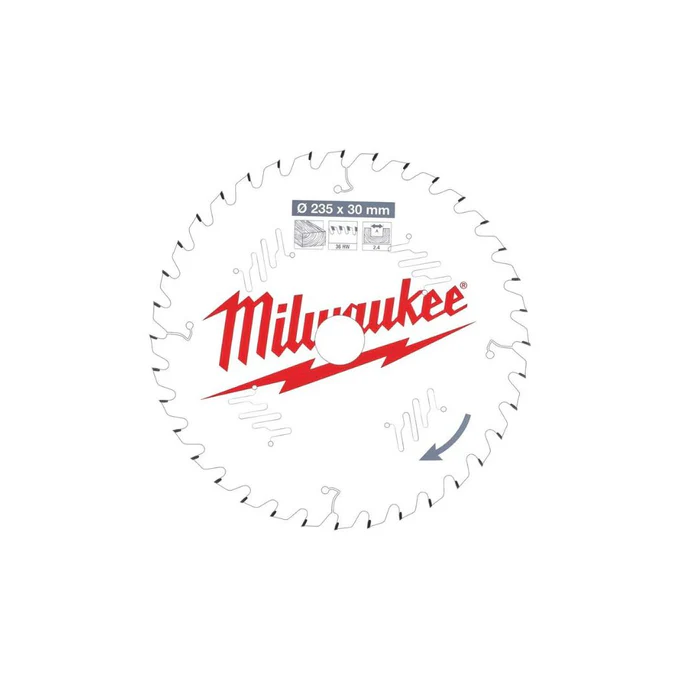 Milwaukee List testere za drvo, 235 x 30 mm, 36 zuba, 4932471306