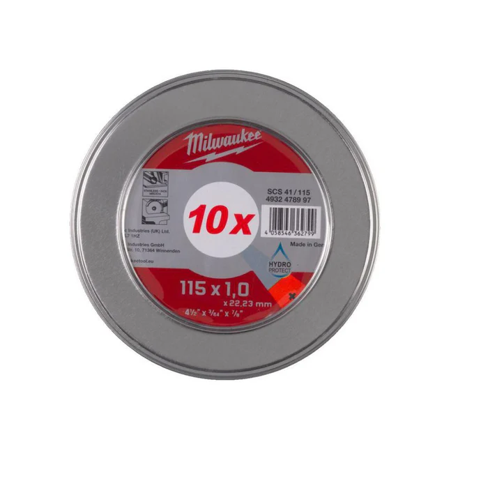 Milwaukee Rezni disk za metal, tanko, 115 x 1 x 22,2 mm, PRO+, 10 kom, 4932478997