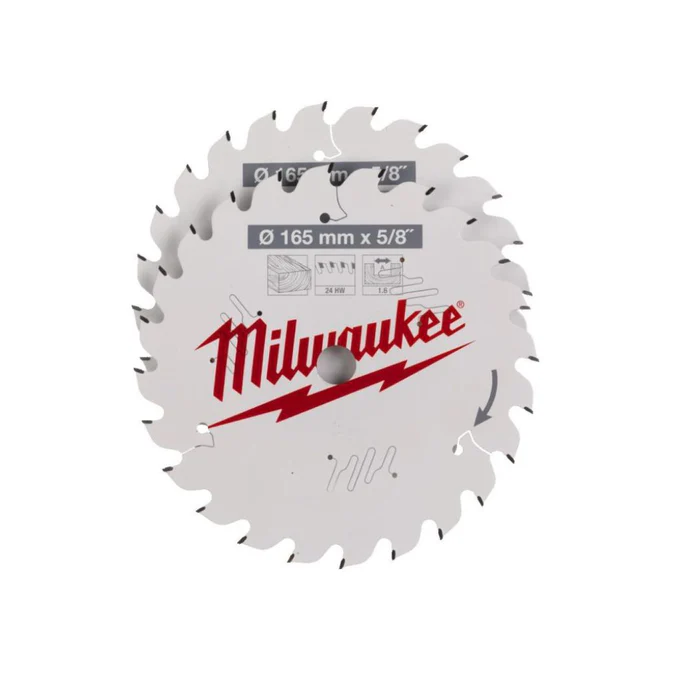 Milwaukee Set listova testere za drvo 165 x 15,87 mm, 24 zuba, 4932479836