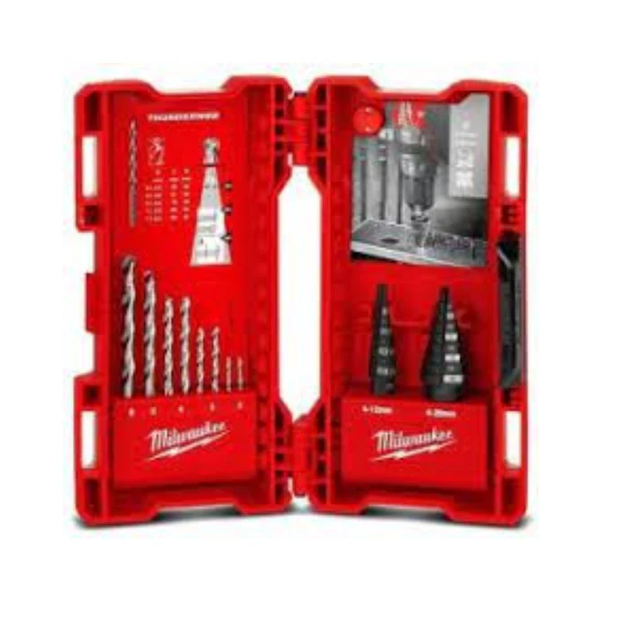 Milwaukee Set stepenastih burgija i burgija za metal HSS-G Tin, 48899350