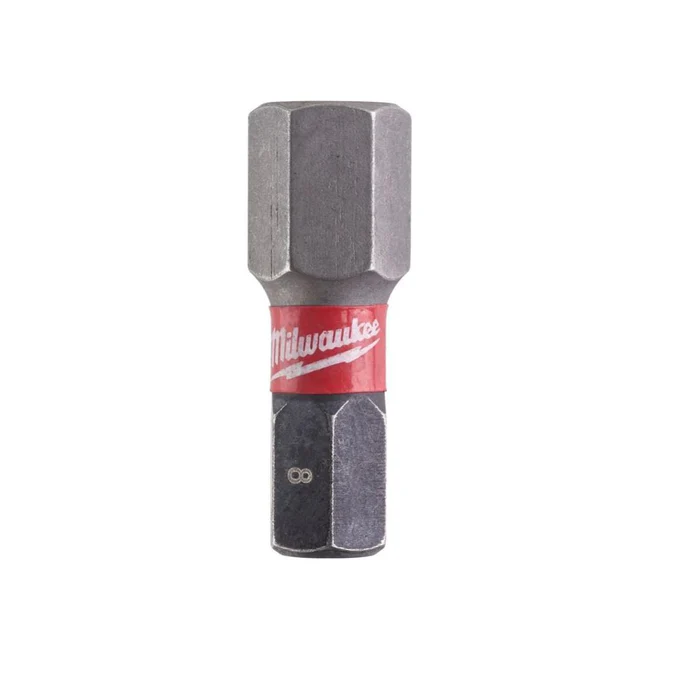 Milwaukee Udarni bitovi HEX 8 x 25 mm, Shockwave, 2 kom, 4932430898