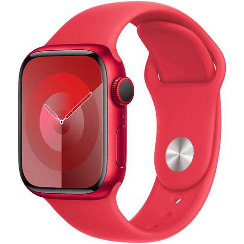 APPLE Watch S9 GPS 41mm RED Alu Case with RED Sport Band - M/L mrxh3se/a