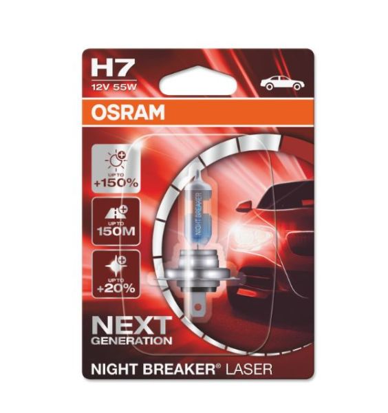 SIJALICA H7 halogen Night Breaker Laser