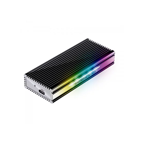LC POWER C-M2-C-MULTI-RGB - M.2 SSD KUĆIŠTE (NVME & SATA) CENA