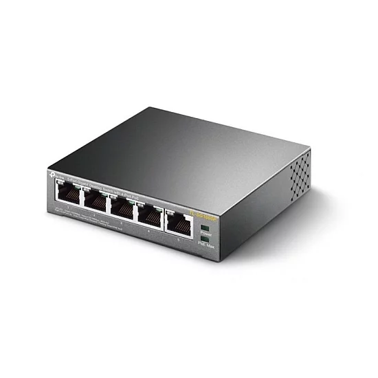 TP LINK SWITCH GIGABIT 5X RJ45 10/100/1000MBPS (4X POE PORT) 56W POE NAPAJANJE METALNO KUCISTE (TL-SG1005P) CENA