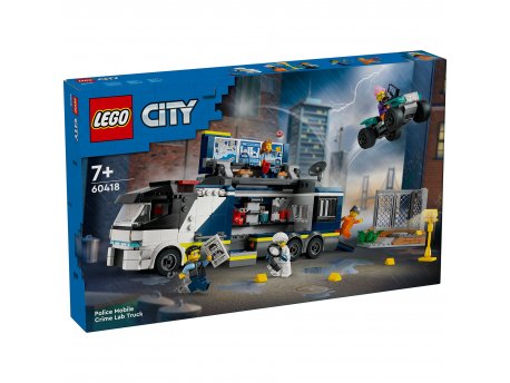 LEGO 60418 POLICIJSKI KAMION – MOBILNA KRIMINALISTIČKA LABORATORIJA