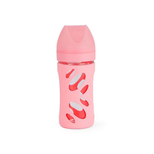 Twistshake Anti-Colic Staklena Flašica 260Ml Pastel Pink