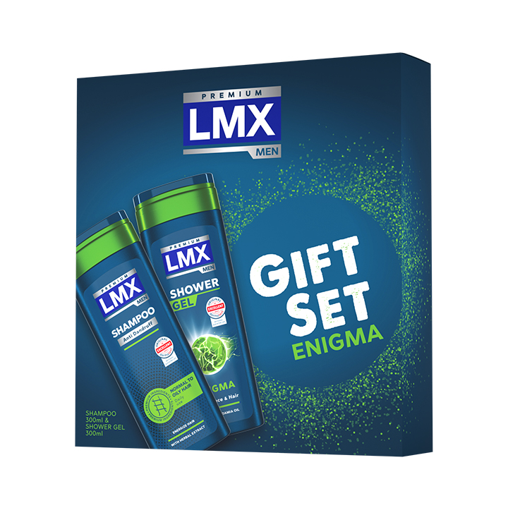 LMX Gift Set Man Enigma (šampon za kosu 300ml+gel za tuširanje 300ml)