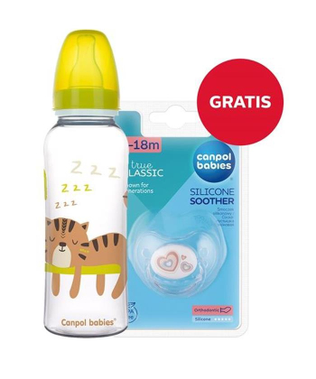 Canpol Babies flašica Africa 250ml + Gratis varalica 59/200/566