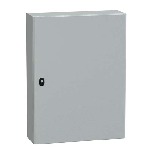 SE Wall mounted steel enclosure Spacial S3D plain door without mounting plate 800x600x200mm IP66 IK10