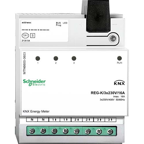 SE Merten KNX – Energy meter – 3 x 230 V – 16 A