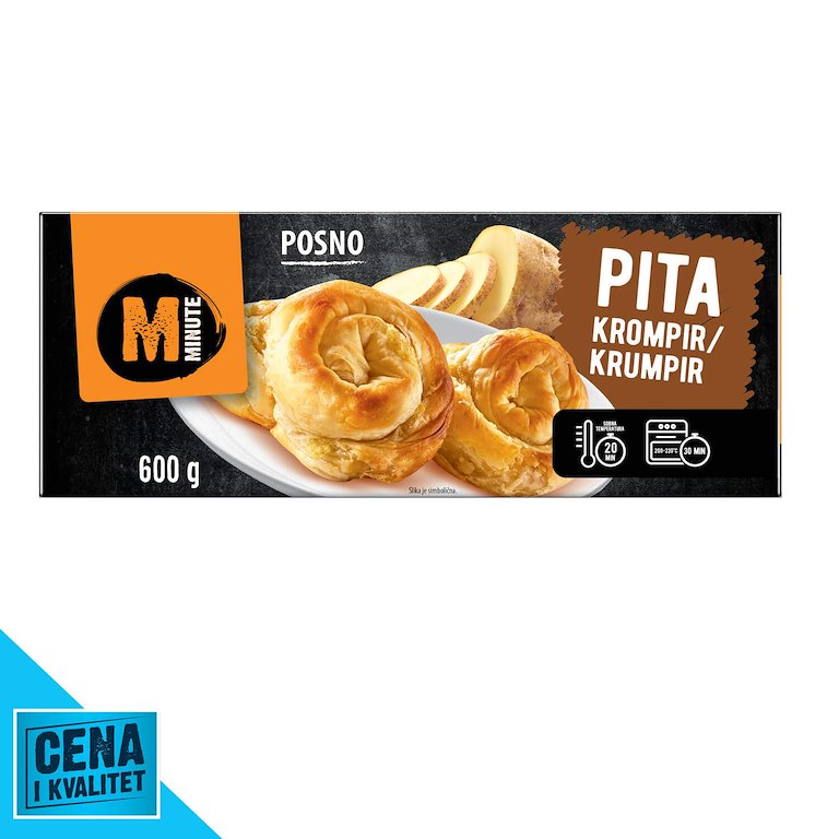 Minute pita sa krompirom 600g