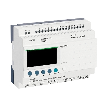 SE Modularni progr. kontroler Zelio Logic 26 I O 24 V DC časovnik-displej