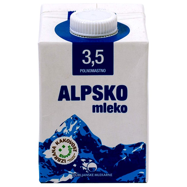 Alpsko mleko 3,5% m.m 0.5l