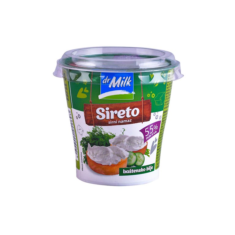 Dr Milk sirni namaz sireto baštenski mix 150g