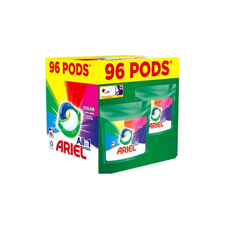 Ariel kapsule color (96 pranja)