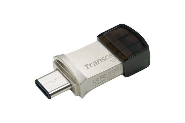 Transcend 128GB JetFlash 890S (TS128GJF890S) USB flash memorija sivi